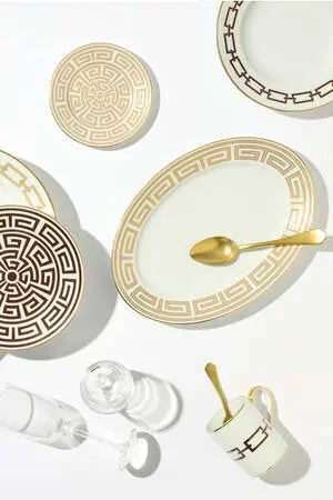 GINORI 1735 Oval Tray With Labirinto Decor
