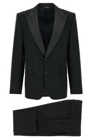 Dolce & Gabbana Sicilia Light' Tuxedo Suit - Black