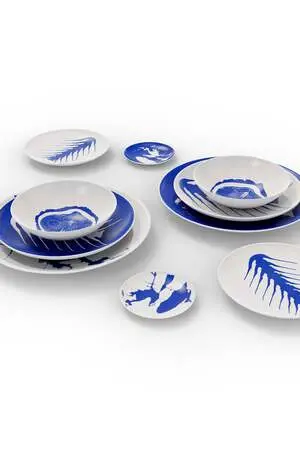CASSINA Decorated Porcelain Bowl Set