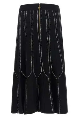 Elisabetta Franchi Origami Knit Skirt