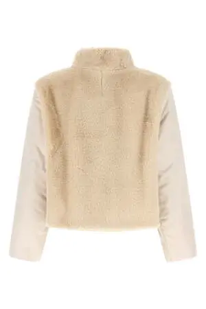 Herno Resort Jacket With Stand Collar - Beige