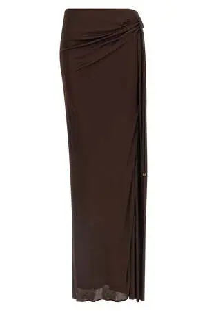 Elisabetta Franchi Lustrous Viscose Skirt