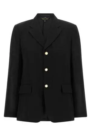 Comme Des Garçons Embellished Button Blazer