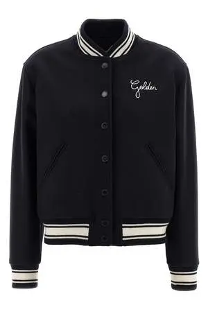 GOLDEN GOOSE Bomber Jacket With Star Studs