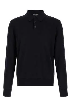 Dolce & Gabbana Virgin Wool Polo Shirt