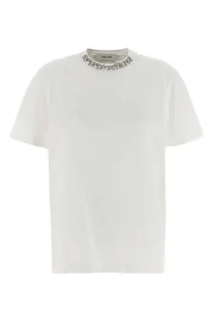 GOLDEN GOOSE Crystal-embellished T-shirt