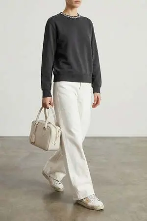 GOLDEN GOOSE Sweatshirt With Crystal Embellishments