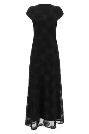 ROTATE BY BIRGER CHRISTENSEN Flower Mesh Maxi' Dress