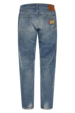 Dolce & Gabbana Jeans With Logo Plaque