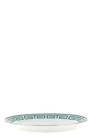 GINORI 1735 Oval Tray 'labirinto Smeraldo