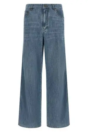 Miu Miu Jeans With Embroidered Logo