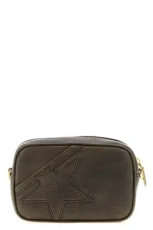 GOLDEN GOOSE Star' Mini Clutch - Brown