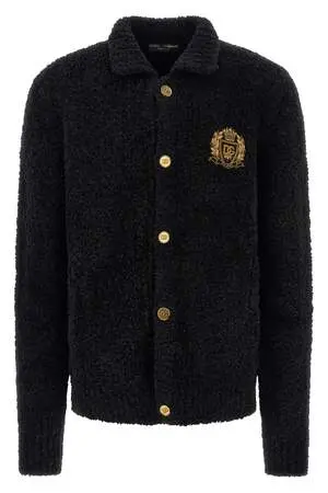 Dolce & Gabbana Heraldic Crest Cardigan - Black