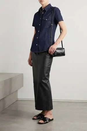 Khaite Kye Mini Crossbody Bag In Leather