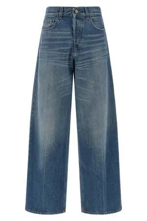 HAIKURE Wide-leg Bethany Jeans With Leather Logo Patch