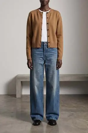 HAIKURE Wide-leg Bethany Jeans With Leather Logo Patch