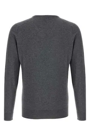 John Smedley Sweater With Ribbed Trims