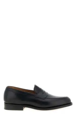 TRICKER'S Havard Penny Loafers With Saddle Strap - Black