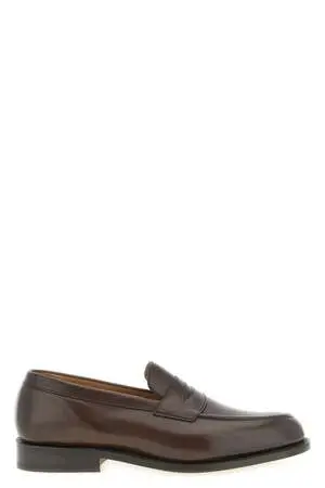 TRICKER'S Havard Penny Loafers In Burnished Leather