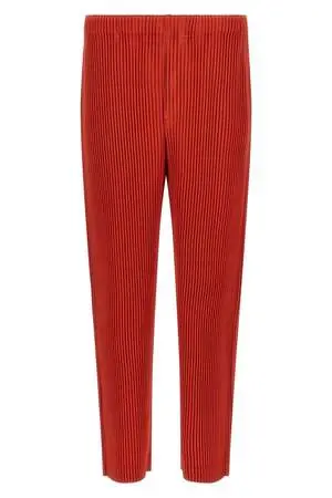 HOMME PLISSE' Trousers 'monthly Colors: September - Red