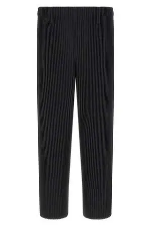 HOMME PLISSE' Color Pleats 1' Trousers - Black