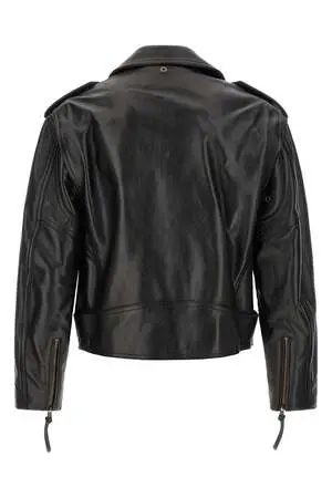 Balmain Biker Jacket Vintage Metal Hardware