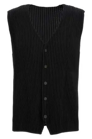 HOMME PLISSE' Vest 'basics - Black