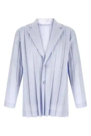HOMME PLISSE' Blazer 'edge Ensemble - Light Blue