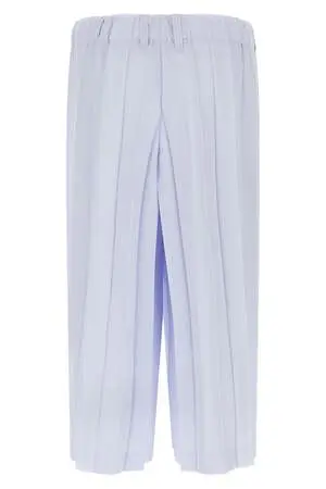 HOMME PLISSE' Homme Plissé Pleated Trousers With Asymmetric Button