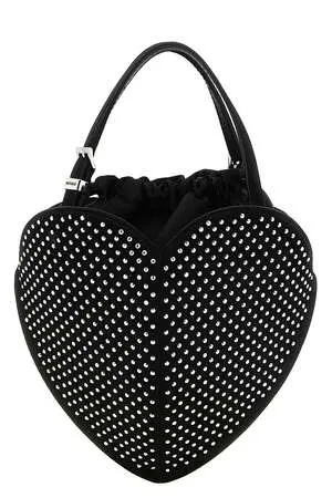 ROTATE BY BIRGER CHRISTENSEN The Heart' Crystal Embellished Handbag
