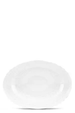 GINORI 1735 Vecchio Oval Tray - White