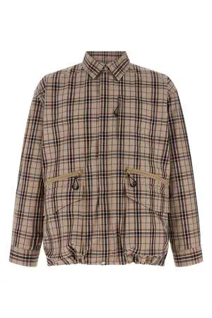 Comme Des Garçons Overshirt 'check - Beige