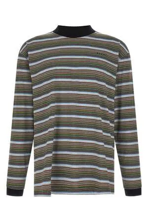 Marni Long-sleeved T-shirt With Striped Pattern - Multi