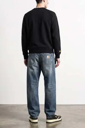 Carhartt Work In Progress Trousers With Logo Patch