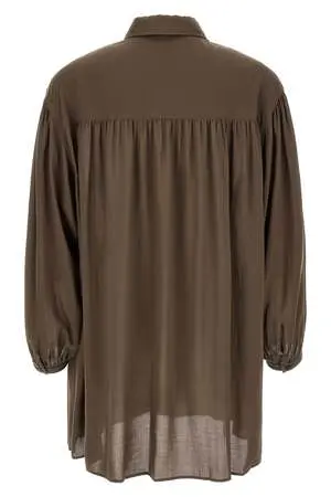 Yohji Yamamoto Scarf Gather Blouse