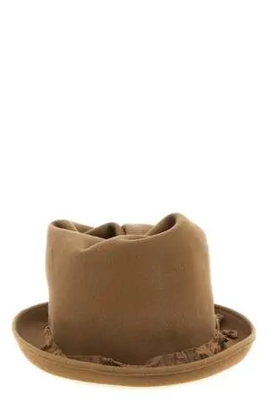 Yohji Yamamoto Hat With Asymmetrical Crown