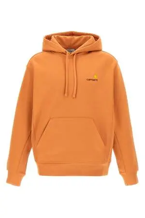 Carhartt Work In Progress Hoodie 'american Script - Orange