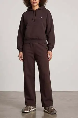 Carhartt Work In Progress Hooded Sweatshirt Embroidered Logo Detail