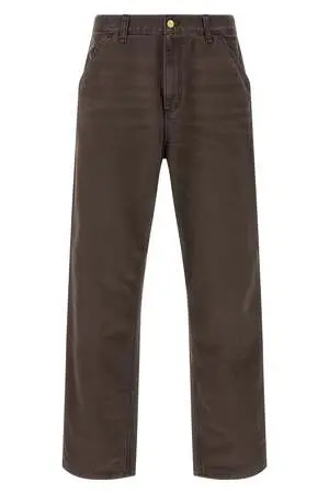 Carhartt Work In Progress Single Knee' Pants - Brown