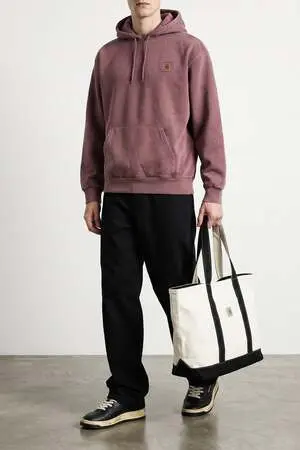 Carhartt Work In Progress Trousers With Square Logo Patch