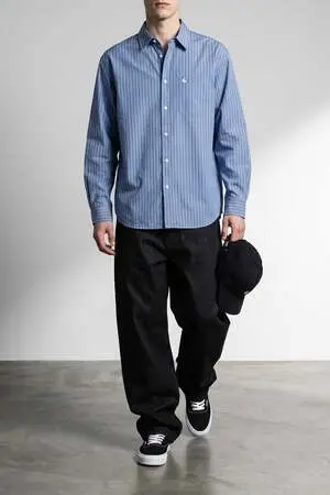 Carhartt Work In Progress Striped Shirt With Chest Pocket