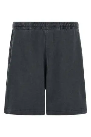 Carhartt Work In Progress Shorts With Woven Logo Patch - Gray