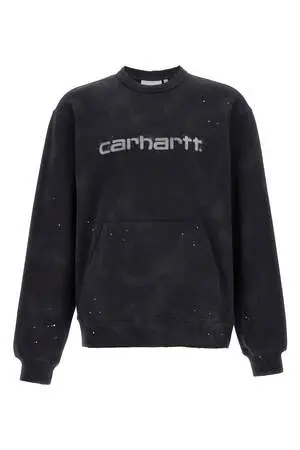 Carhartt Work In Progress Paint Splatter Sweatshirt - Blue