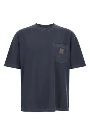 Carhartt Work In Progress T-shirt With Chest Pocket - Blue