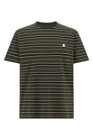 Carhartt Work In Progress Striped Cotton T-shirt