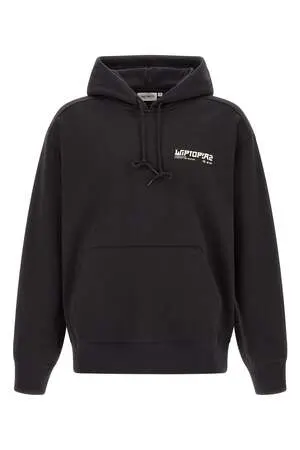 Carhartt Work In Progress Hooded Sweatshirt Graphic Print - Black