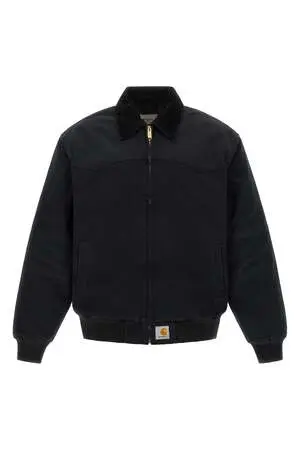 Carhartt Work In Progress Og Santa Fe Jacket - Black