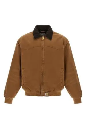Carhartt Work In Progress Og Santa Fe Jacket - Brown