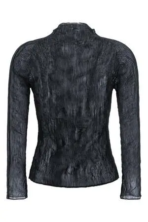Issey Miyake Chiffon Twist 1" Top