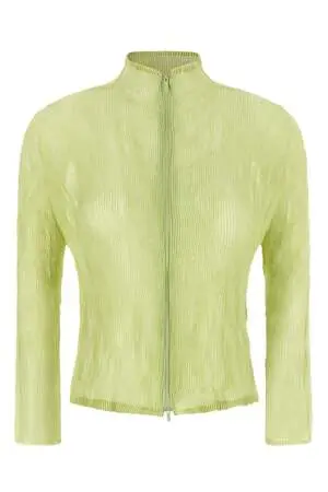 Issey Miyake Cardigan 'chiffon Twist 1 - Green